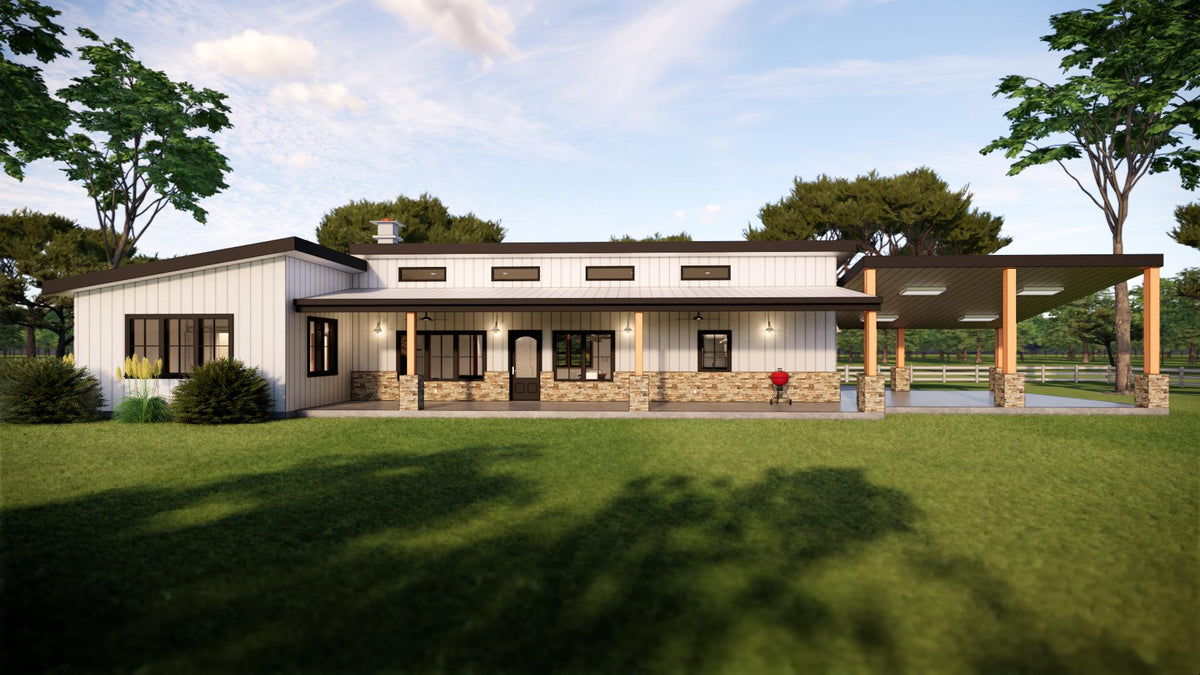 Cove Branch Barndominium Plan – Barnhaus Steel Designs